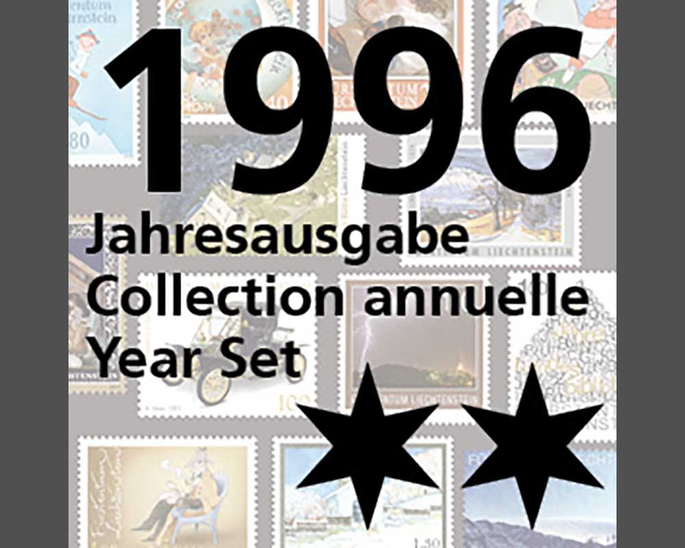 Year set 1996 - Series ** - Annual series - Philatelie Liechtenstein